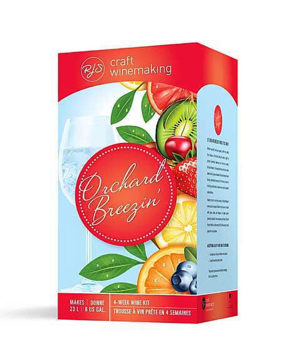 Free Shipping! Orchard Breezin' Rockin Raspberry Rose Wine Kit ...