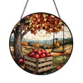 Orchard Fruit Decorative Window Hanging – Stained Glass Style - Walmart.com