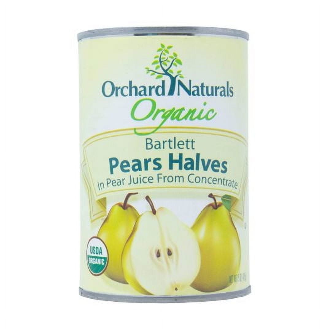 Orchard Naturals Pear, Halves, In Pear Juice, Organic-15 oz - Walmart.com