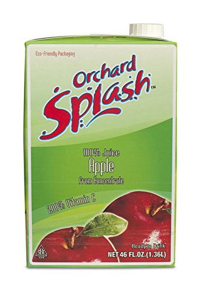 Orchard Splash 46oz Ready to Drink Juice (12 Aseptic Cartons per Case ...