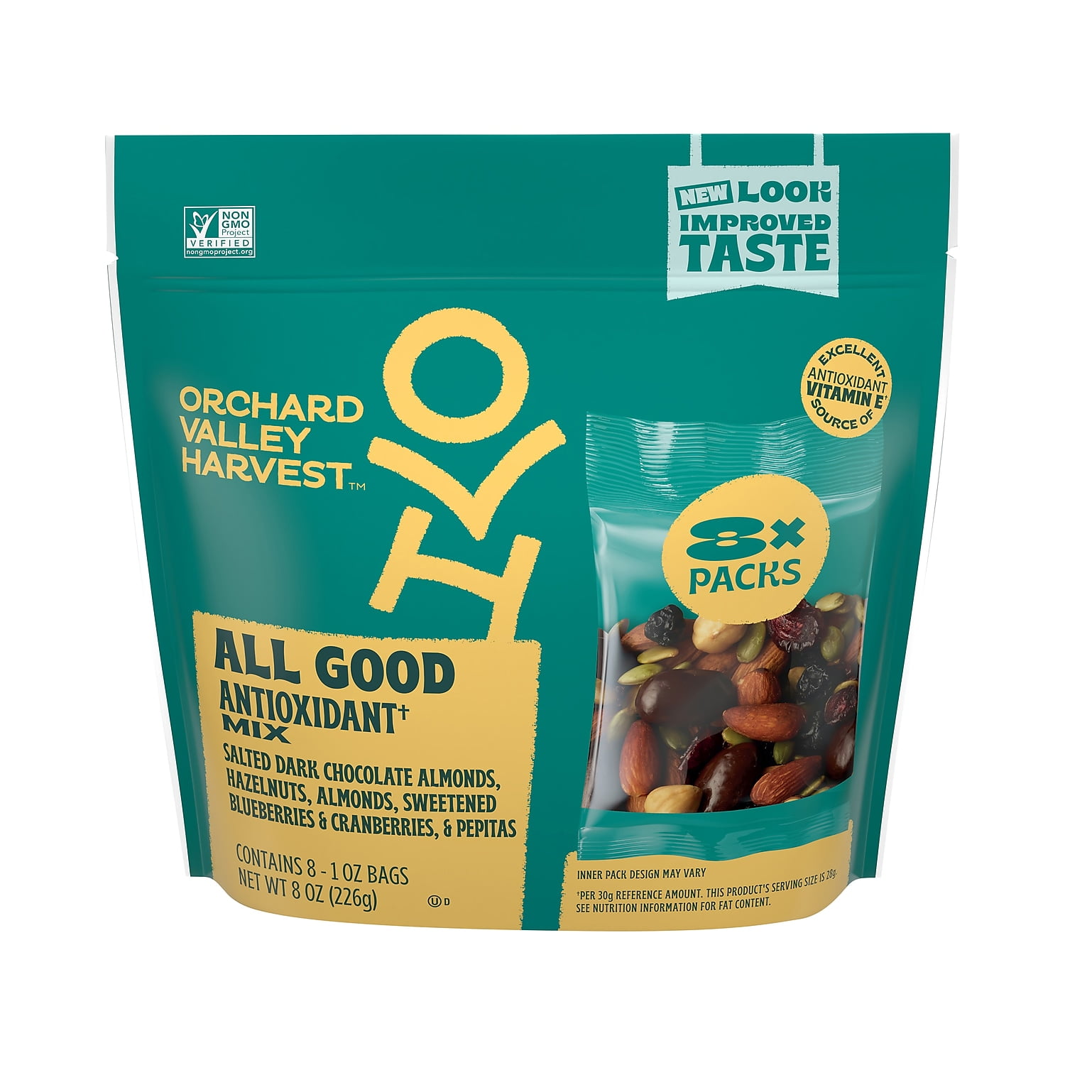 Orchard Valley Harvest All Good Antioxidant Mix 8 oz. 8 Bags/Pack 8 ...