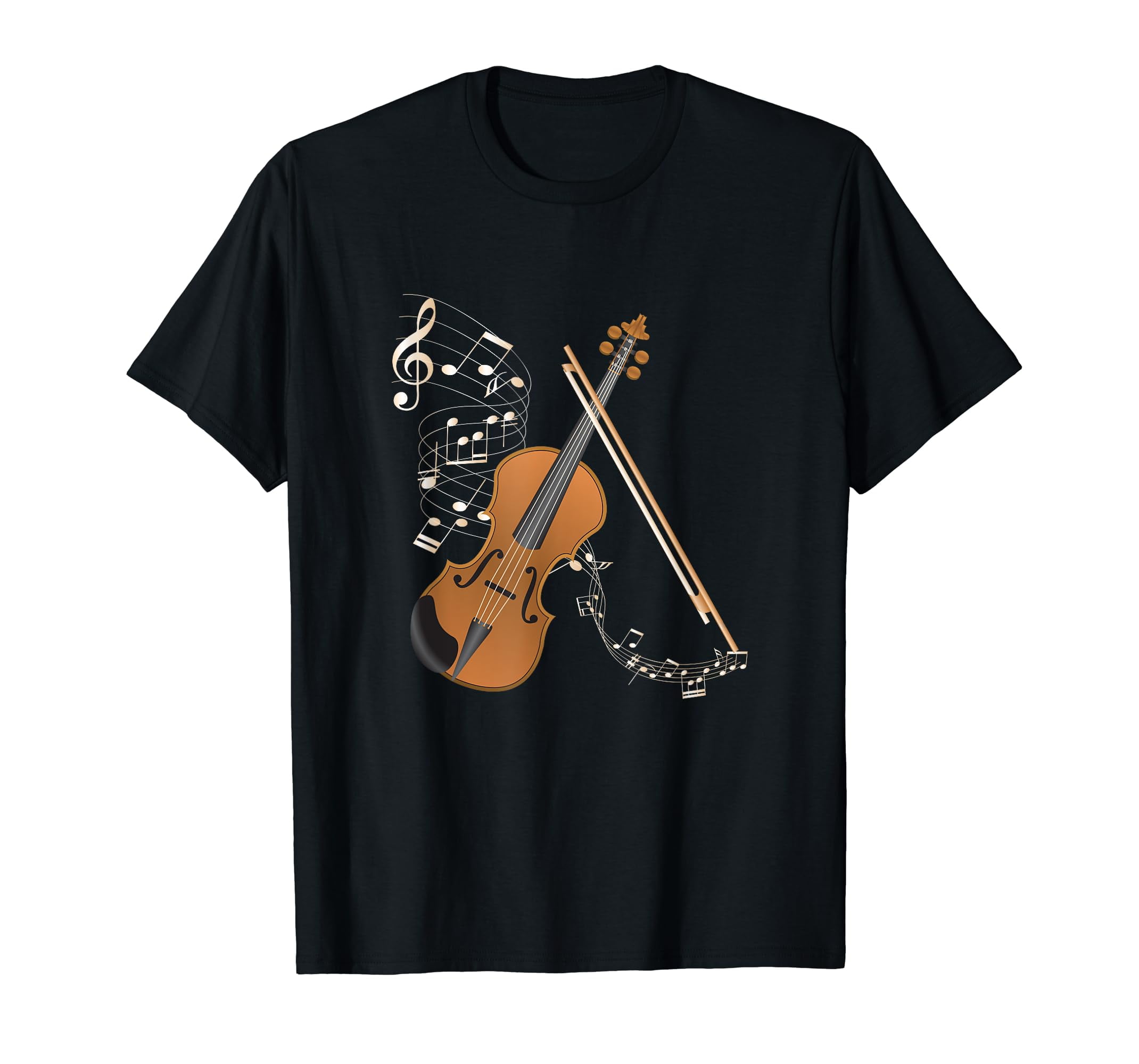 Orchestra Violin Player Gift Musical Instrument Violin T-Shirt ...