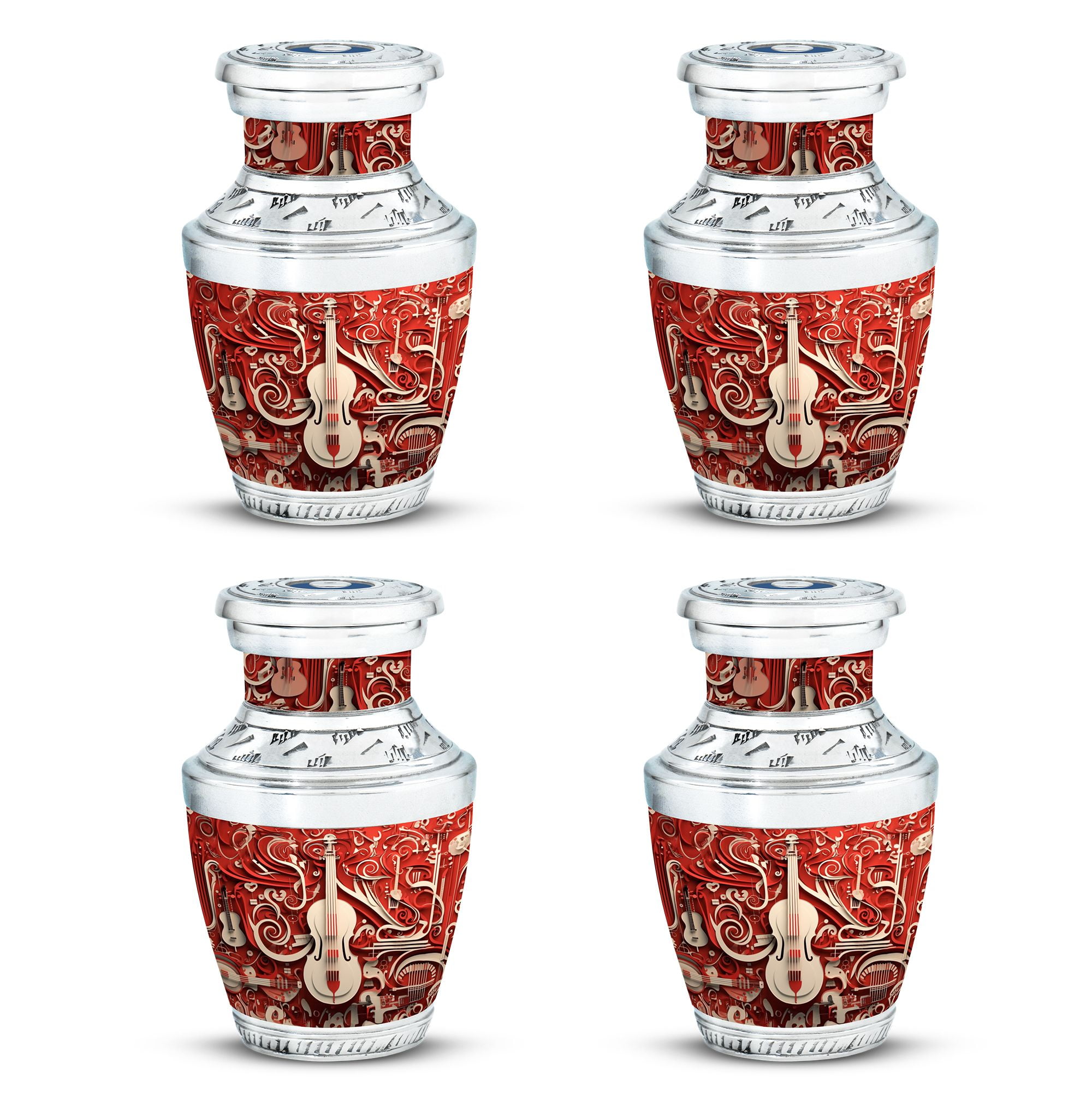 Orchestral Wall Art Unique Small Cremation Urn - Elegant Memorial Box ...