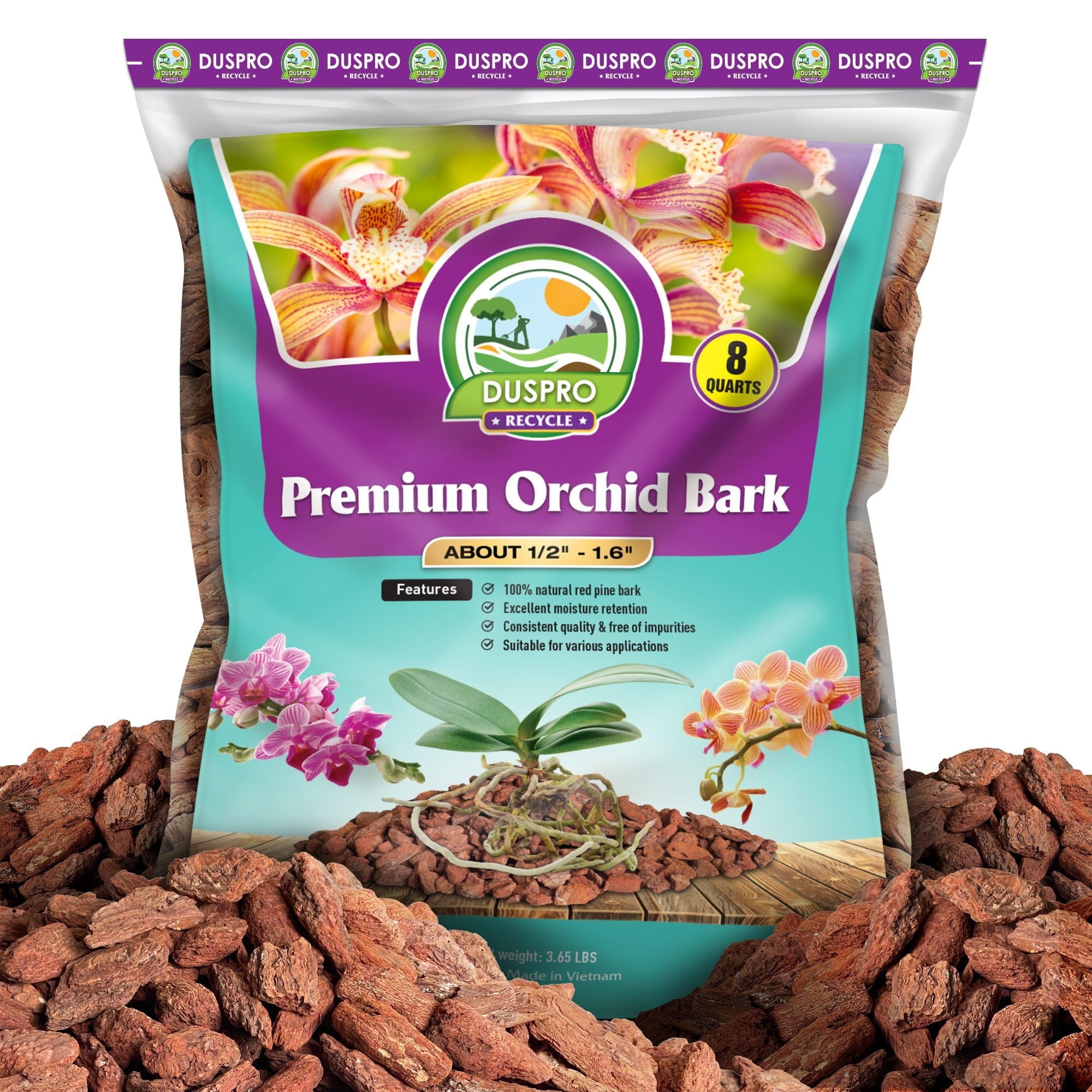 Orchid Bark, Fine Orchid Bark for Plants, Optimal Texture Bark for ...
