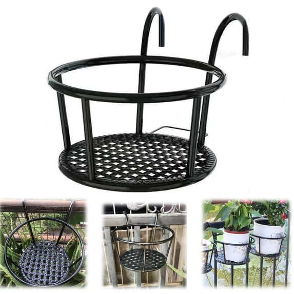 Orchid Dedicated Balcony Railing Plant Shelf, Sturdy Rail Mounted ...