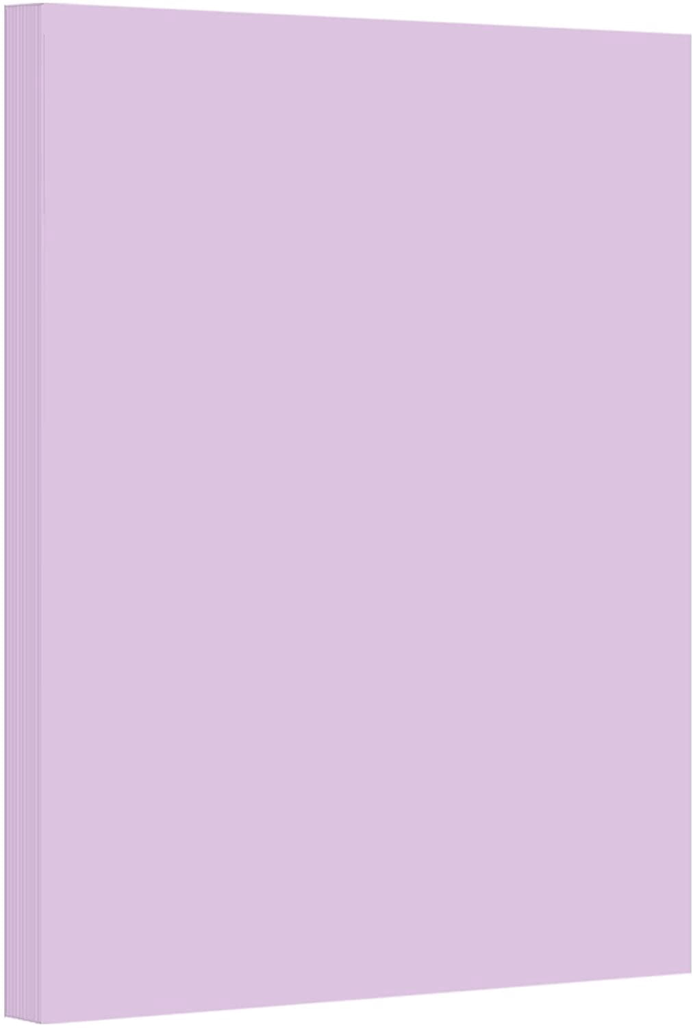 Orchid Pastel Color Card Stock Paper, 67lb Cover Medium Weight ...