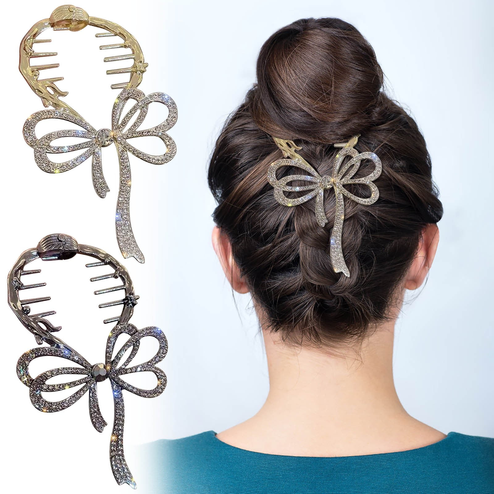 Orchid Tassel Hair Clip for Women | Elegant Retro Rose Hair Accessory ...