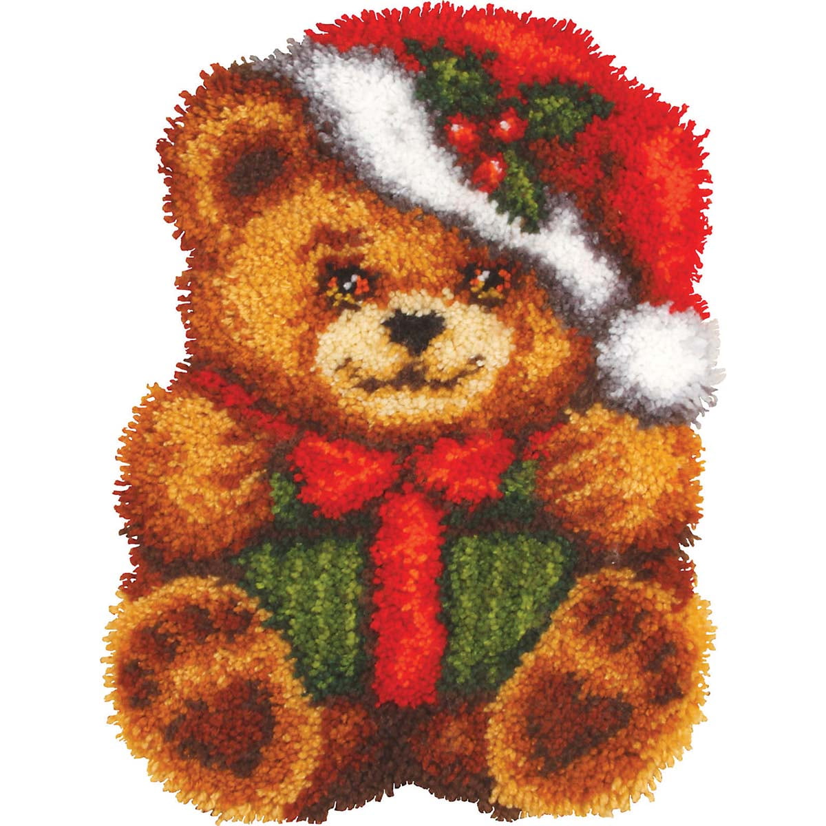 Orchidea Holiday Teddy Latch Hook Kit - Walmart.com