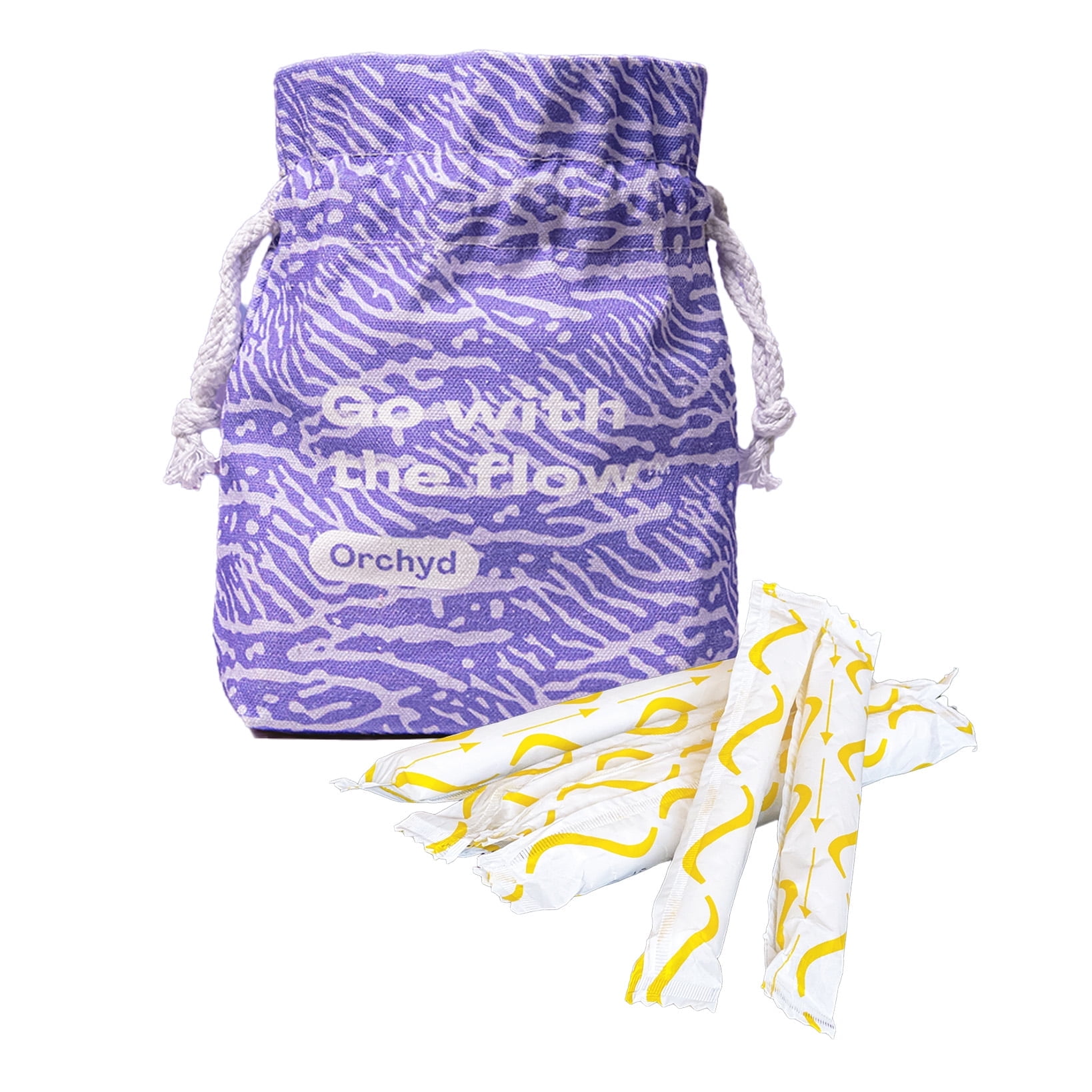 Orchyd Plastic-Free Tampons, Regular Size, Biodegradable, 36 Count ...