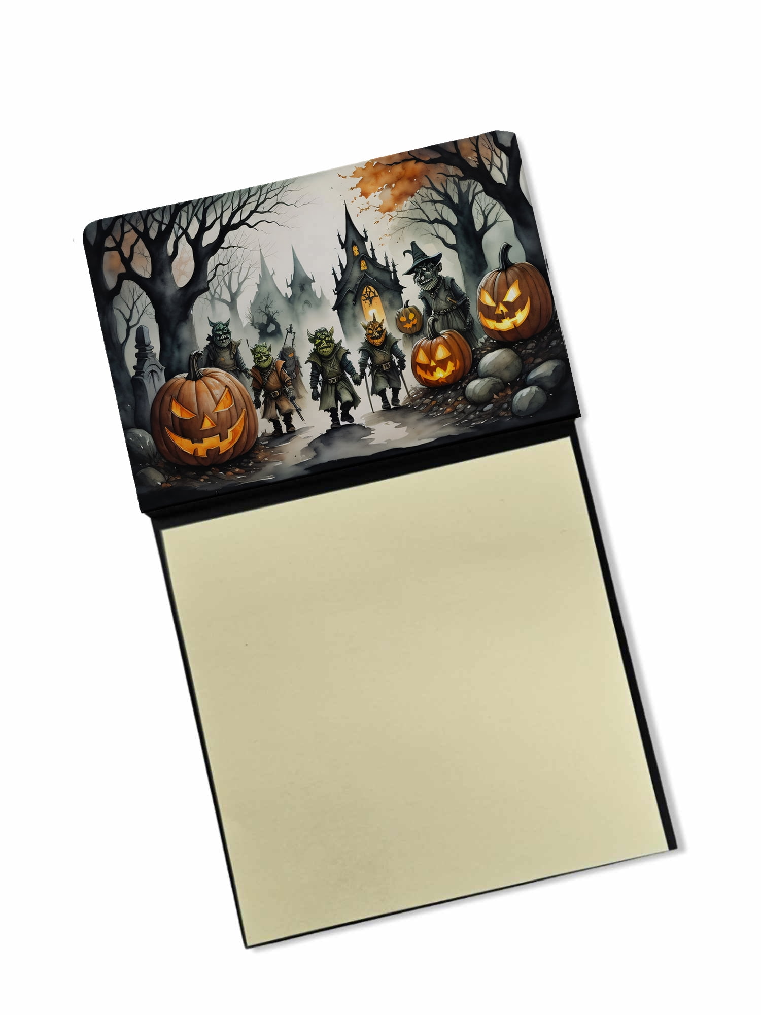 Orcs Spooky Halloween Sticky Note Holder 3.25 in x 5.25 in - Walmart.com