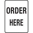 Order Here Sign Rust Free Aluminum - Uv Protected, Waterproof ...