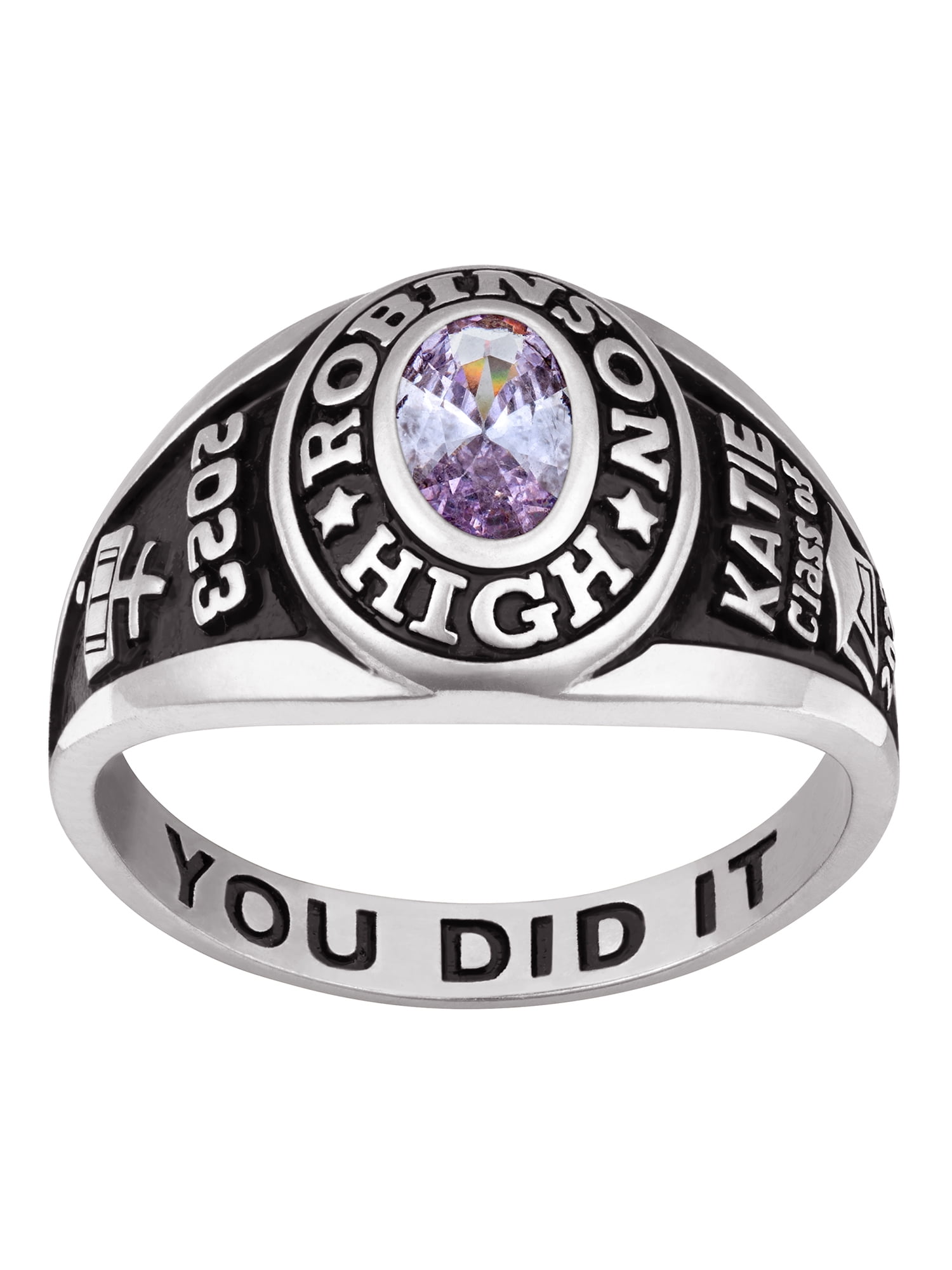 Freestyle Women's Sterling Silver Classic Petite Oval Birthstone Class ...