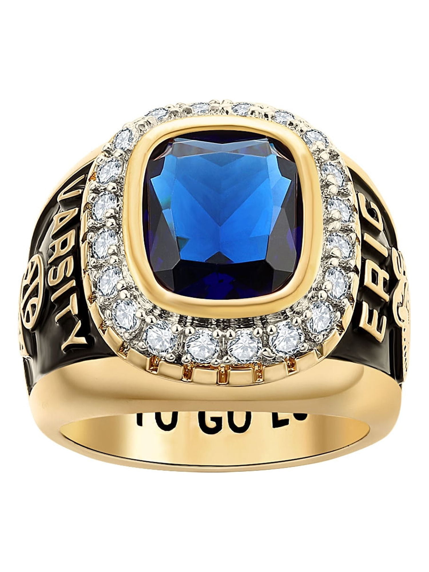 Order Now for 2025 Graduation, Freestyle Men's CZ Encrusted Class Ring ...