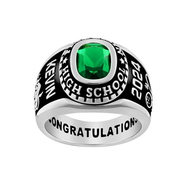 Keepsake Personalized Men's Classic Square Class Ring available in ...