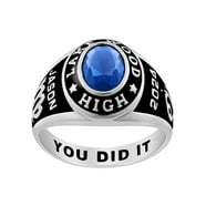 Keepsake Personalized Men's Oval Class Ring available in Valadium ...