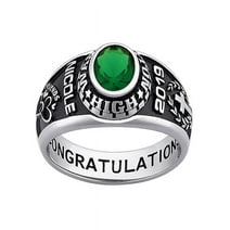 Keepsake Personalized Women's Oval Class Ring available in Valadium ...