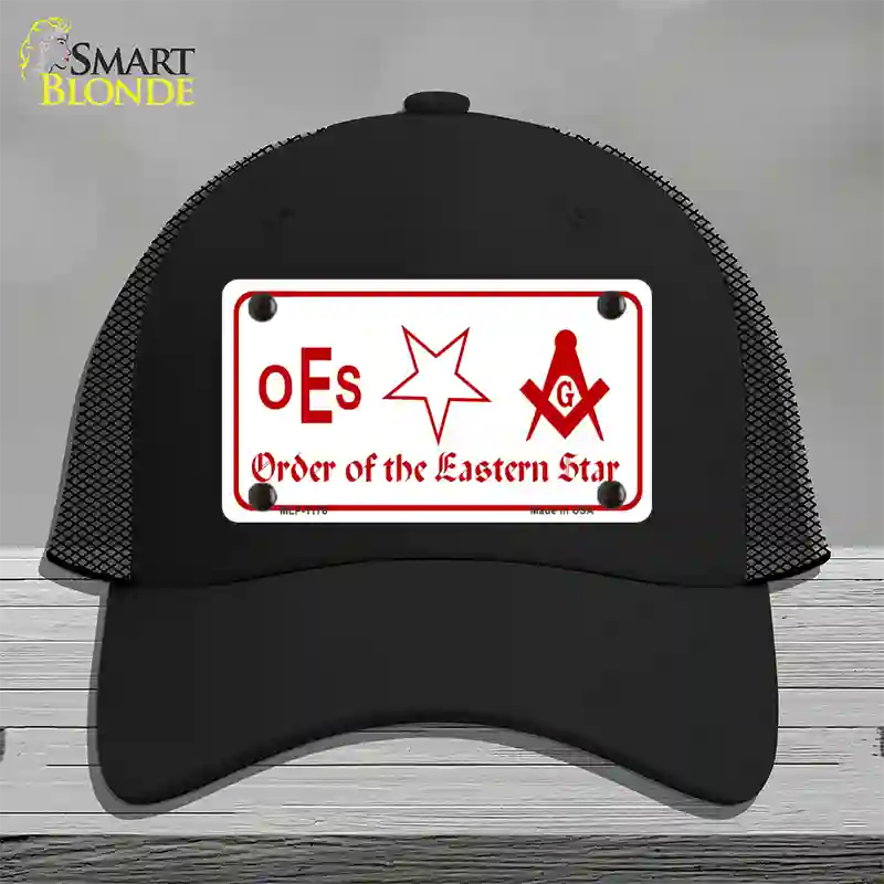 Order Of The Eastern Star Novelty License Plate Hat Mesh Black ...