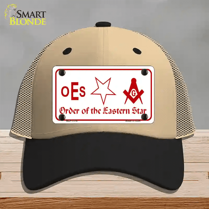 Order Of The Eastern Star Novelty License Plate Hat Mesh Khaki|Black ...