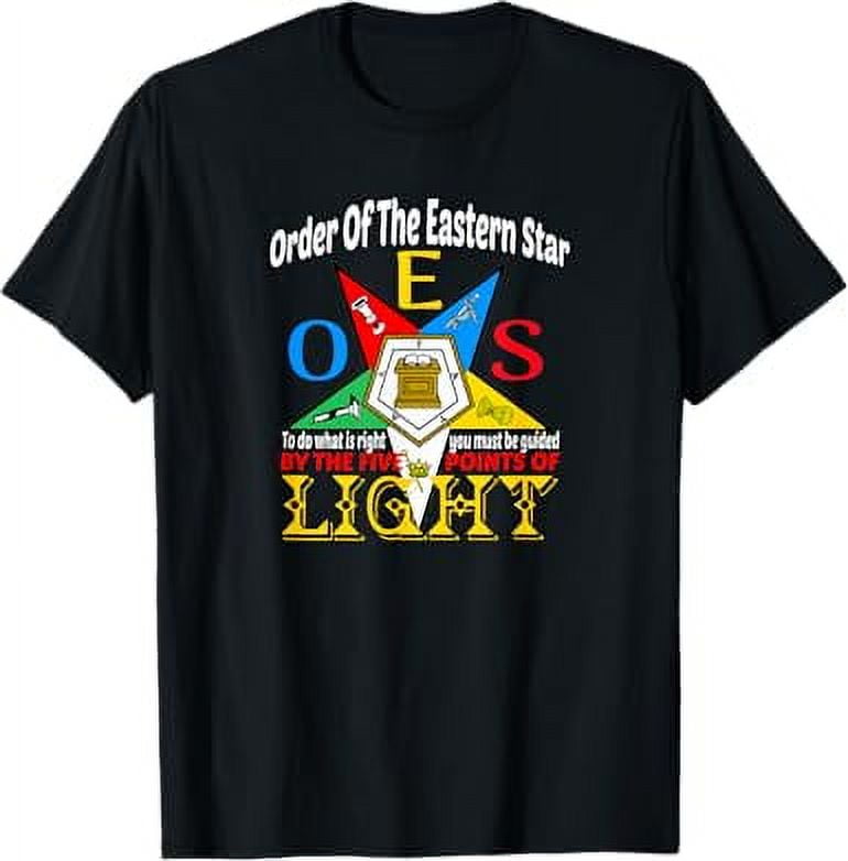 Order Of The Eastern Star OES Guided By The Light Sisterhood T-Shirt ...