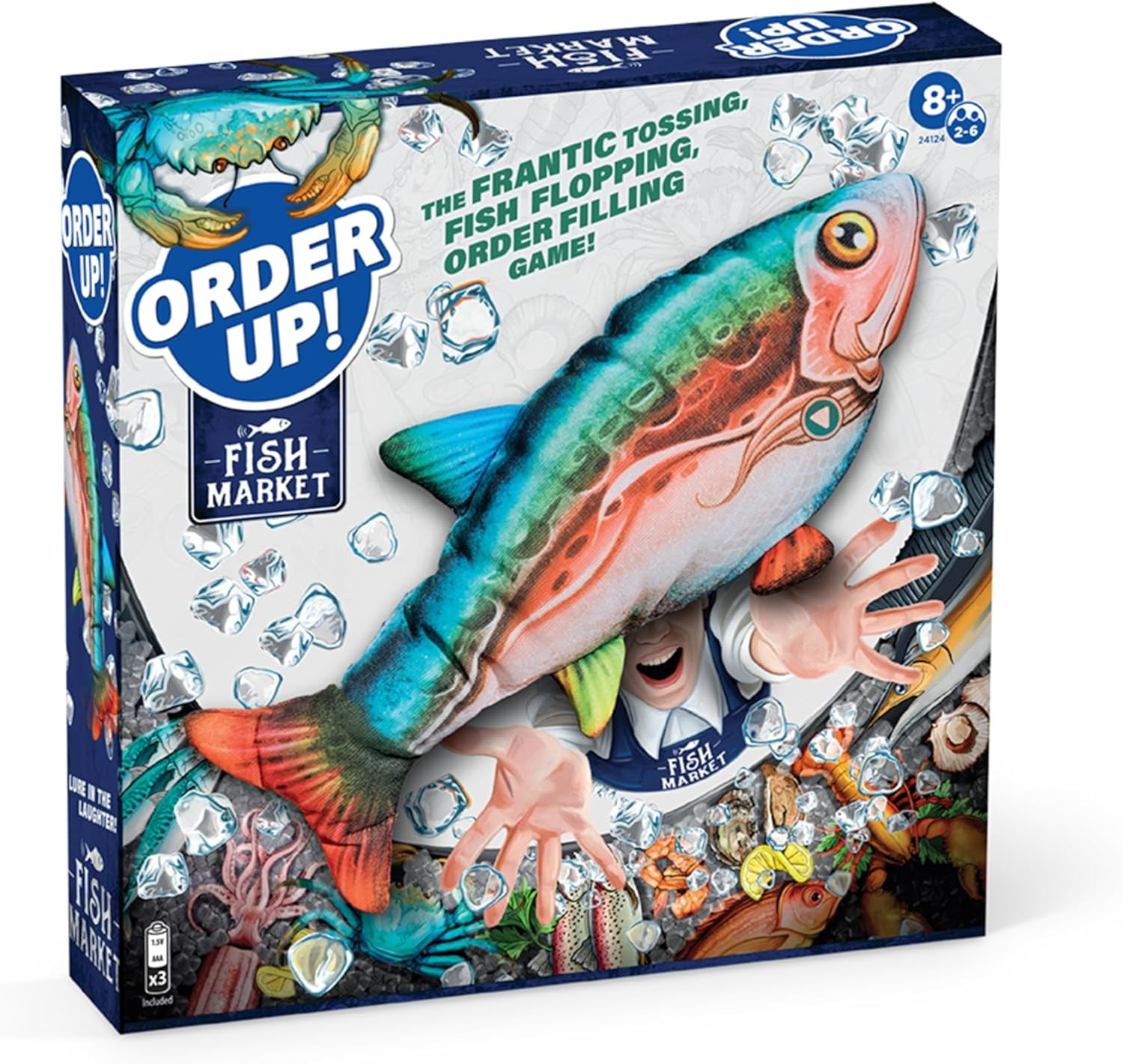 Order Up Fish Market Card Game, Fun Cooperative Board Games for Kids 8 ...