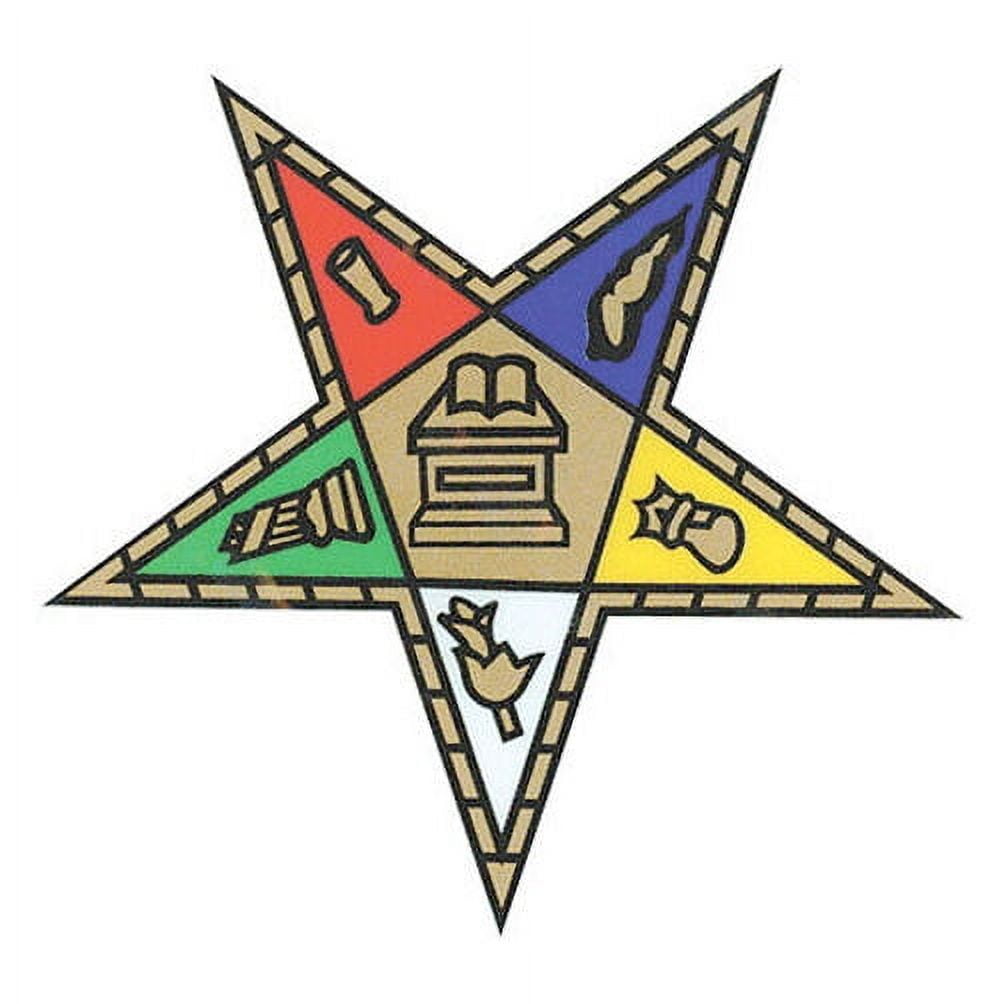 Order of the Eastern Star Car Sticker Decal - Masonic Car Emblem Cut ...