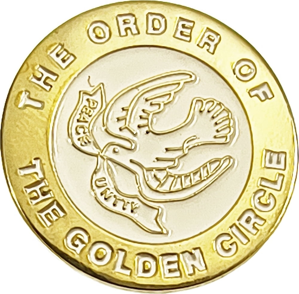Order of the Golden Circle Lapel Pin [Gold - 1"] - Walmart.com