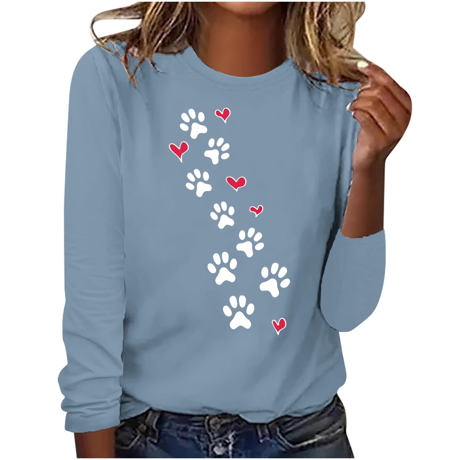 My Orders BeiFu 3/4 Length Sleeve Womens Tops T Shirts For Women Cotton Long Womens Tops Long ...