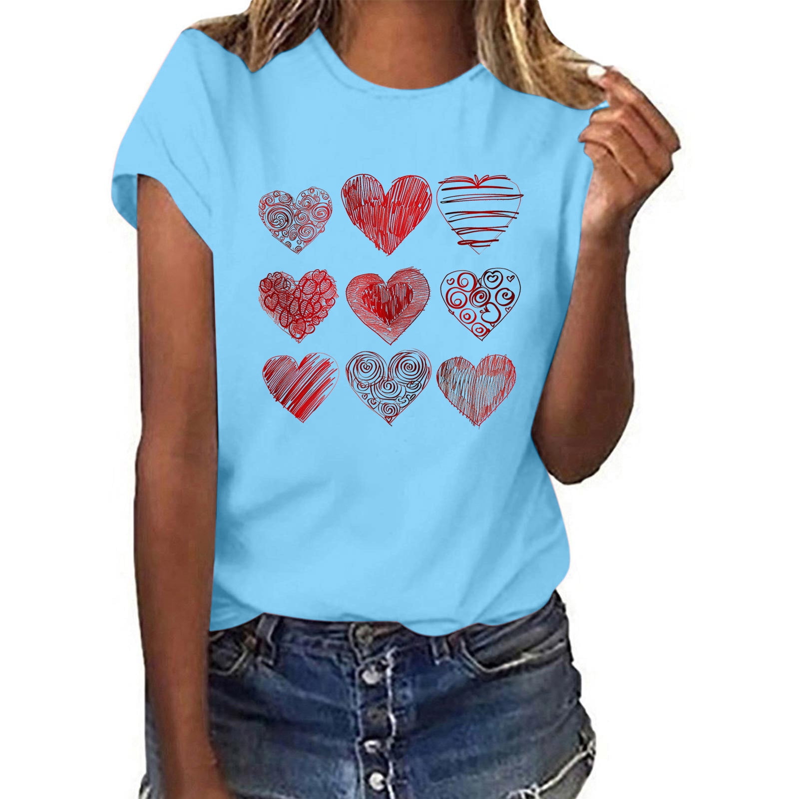 My Orders Cute Summer Tops for Women Floral Women Blouses and Tops ...