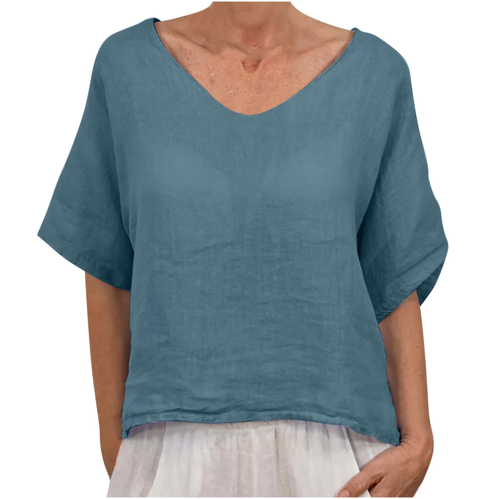 My Orders Cute Summer Tops for Women Floral Women Blouses for Work 3/4 ...