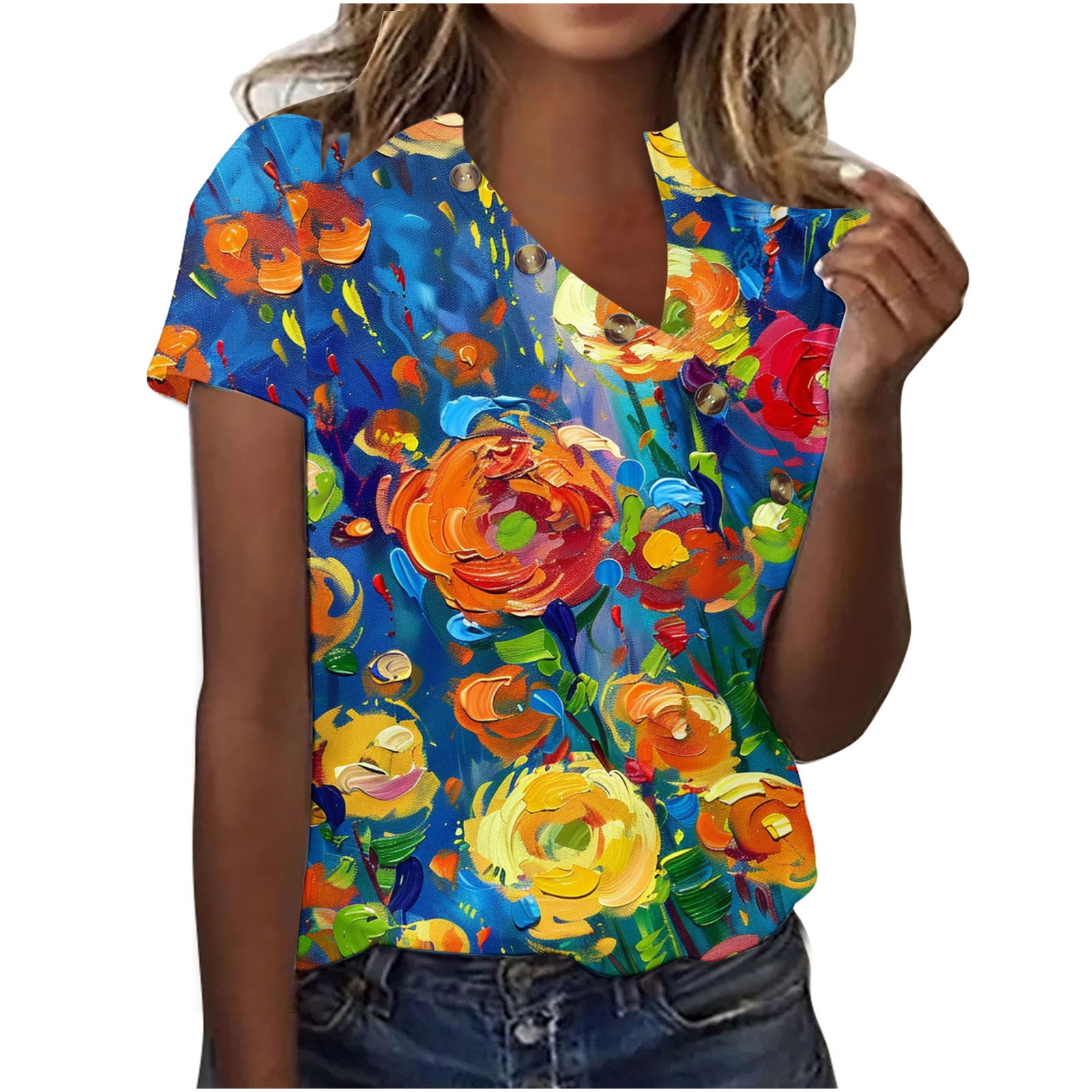 My Orders Lightweight Tops & Blouses Plus Size Shirts for Women Sexy ...