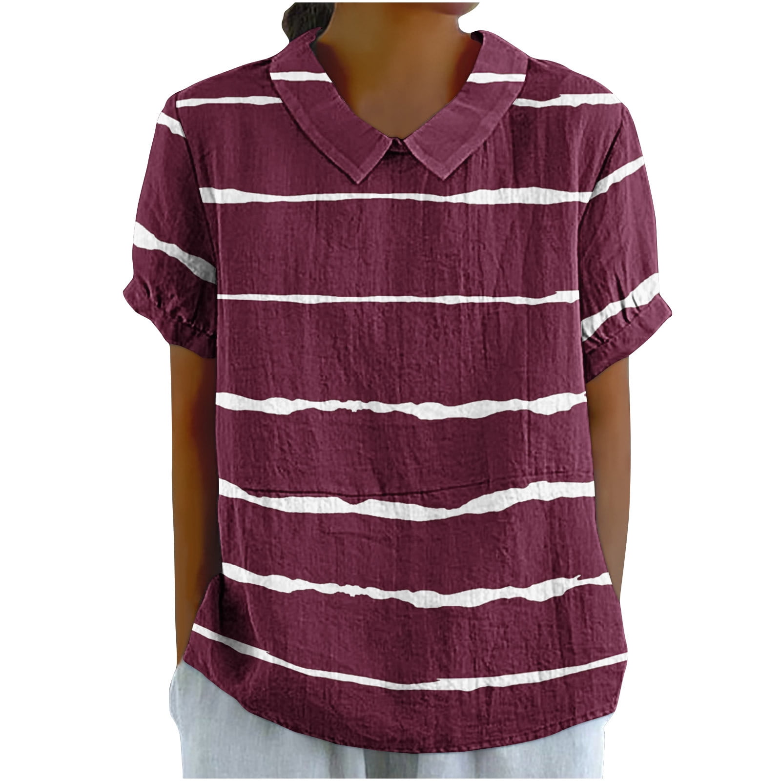 My Orders Lightweight Tops & Blouses Short Sleeve Shirts for Women Pack ...