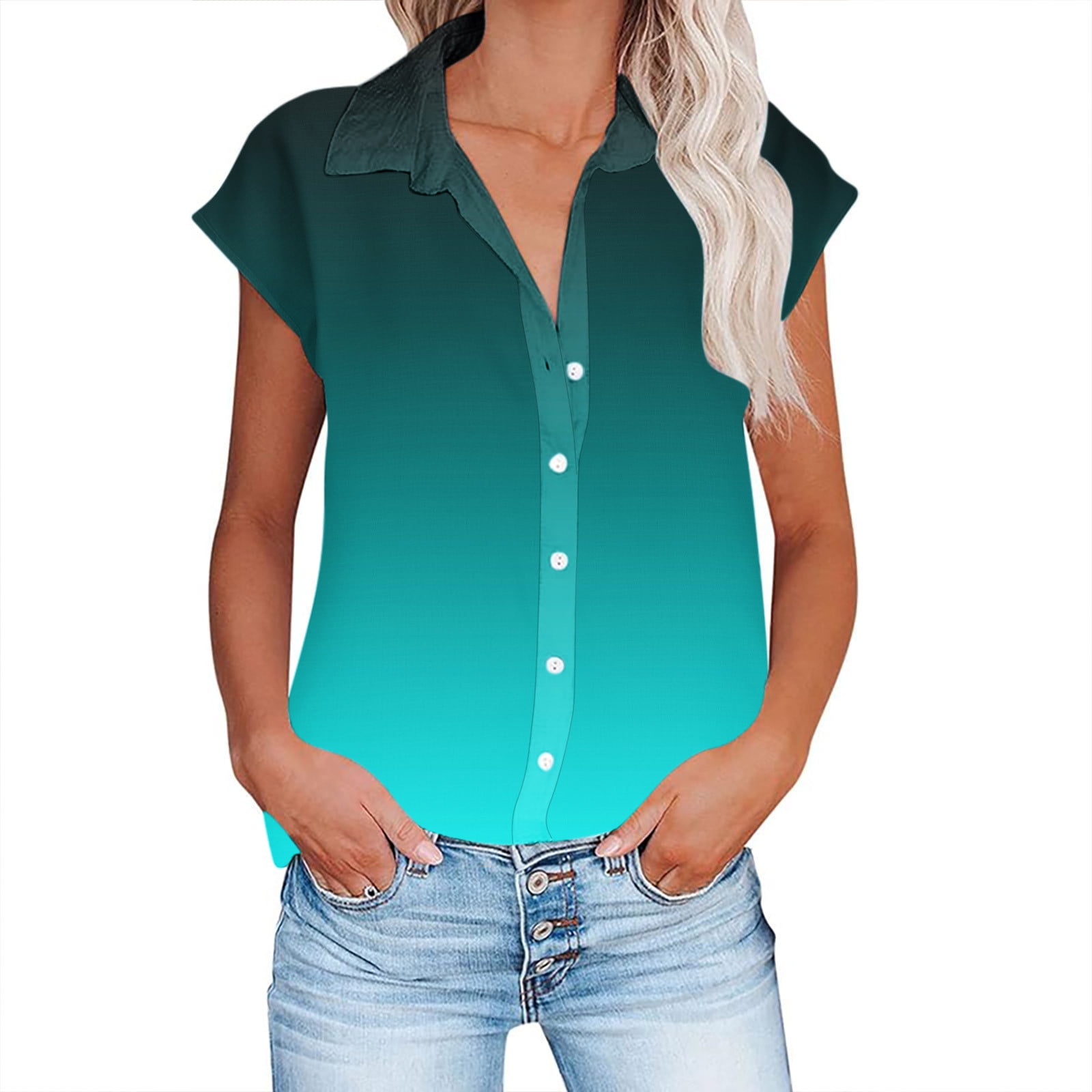 My Orders Lightweight Tops & Blouses Work Blouses For Women Office ...