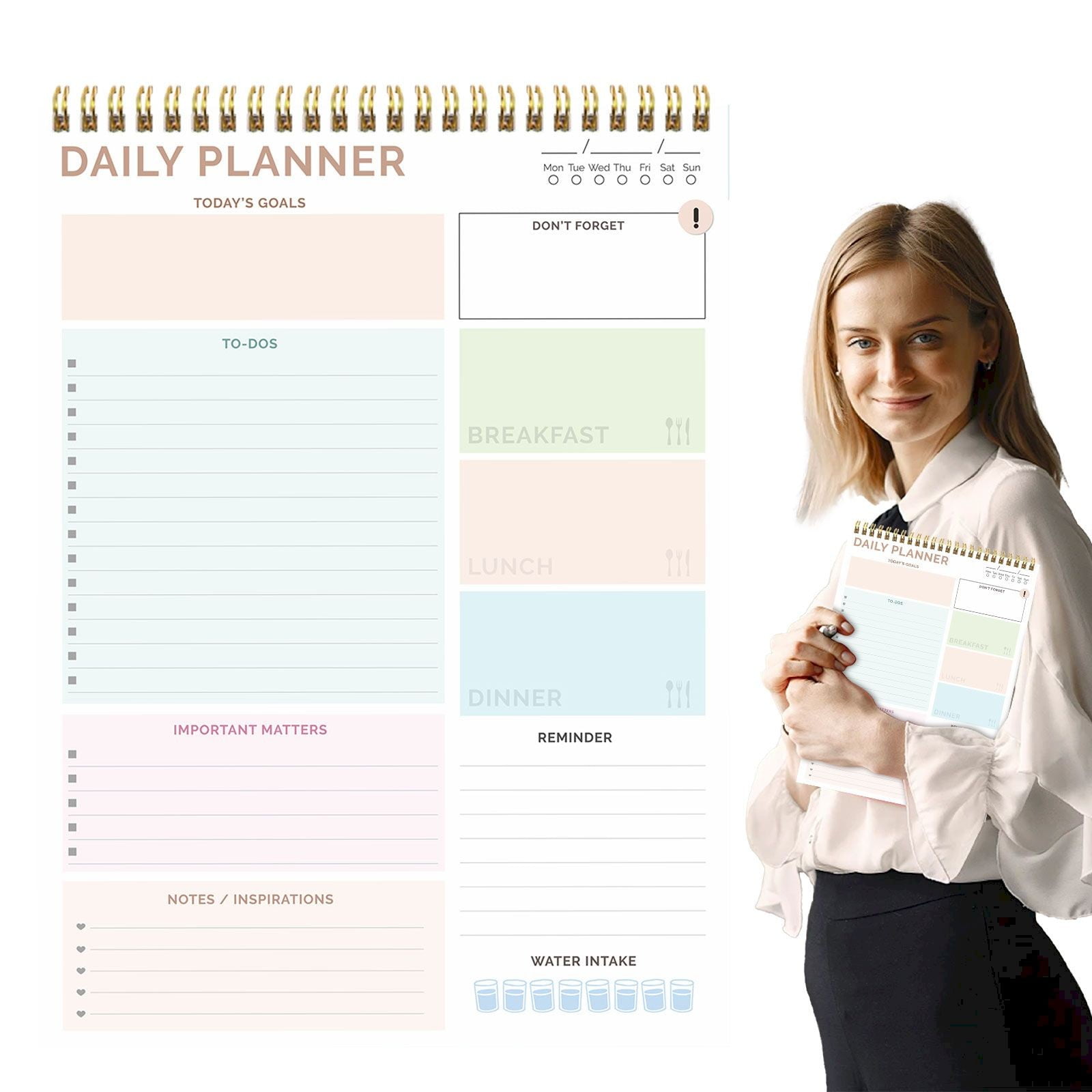 My Orders! To Do List Notepad, To Do List Notebook For Work, Spiral Planner Checklist Notebook ...