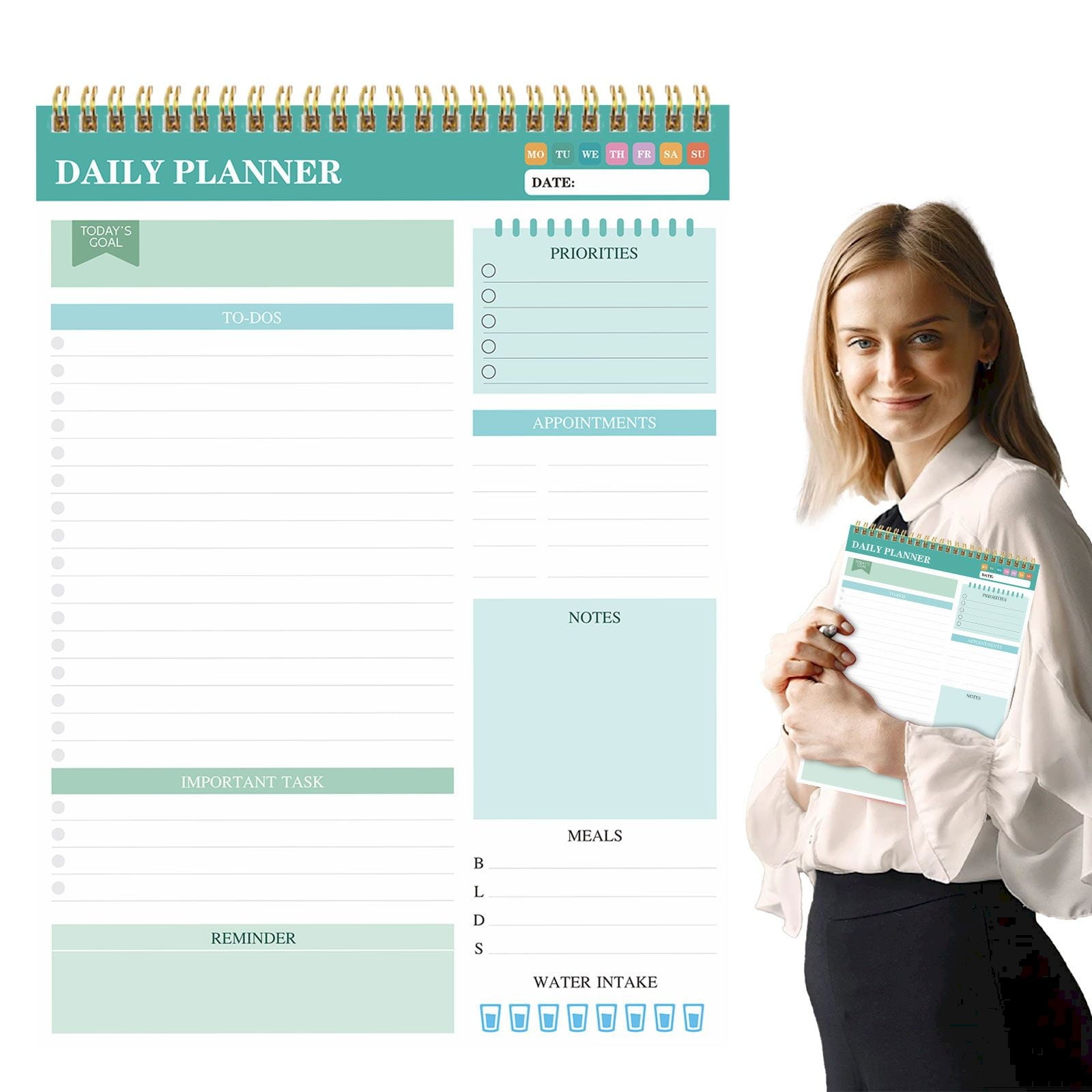 My Orders! To Do List Notepad, To Do List Notebook For Work, Spiral ...