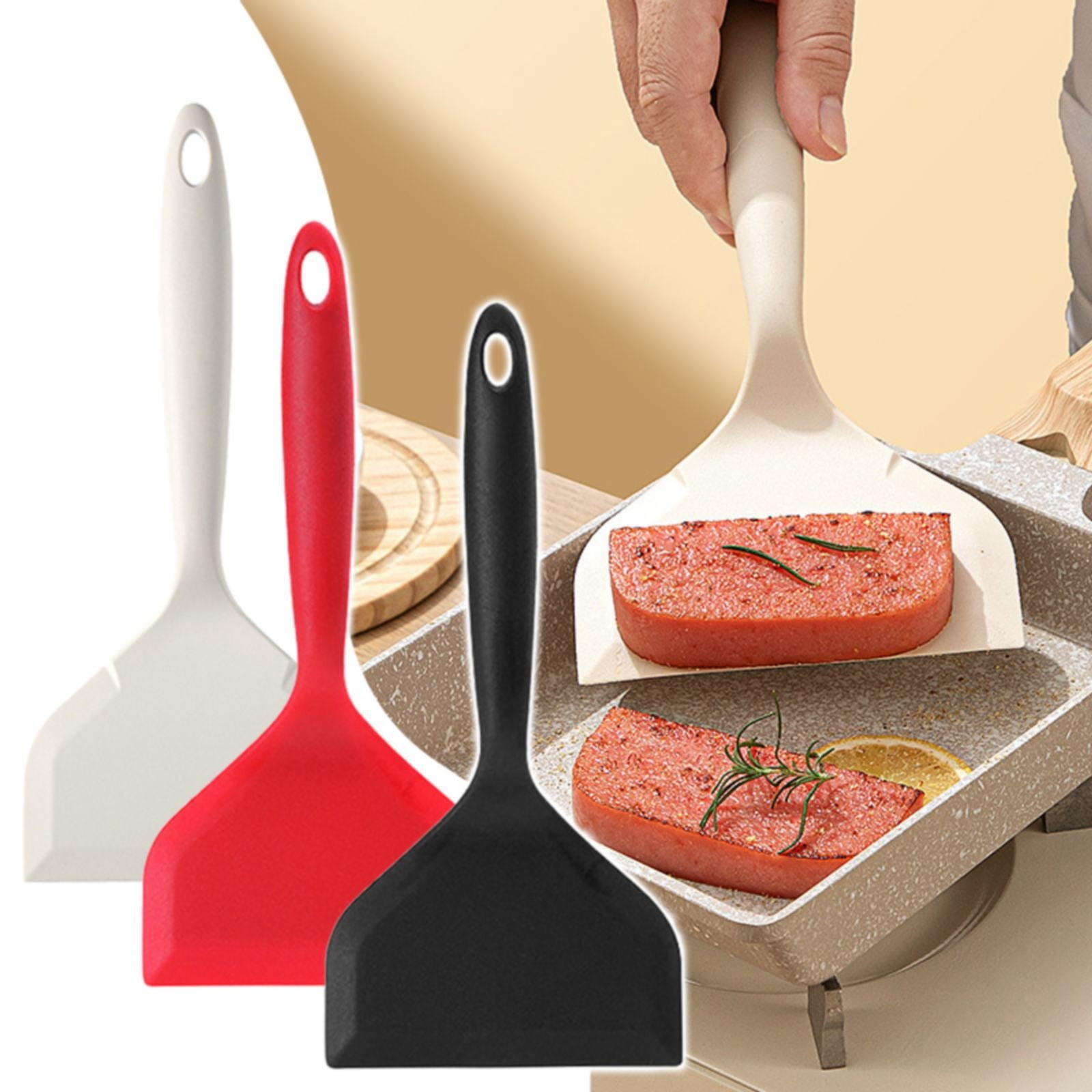 My Orders! Silicone Spatula Turner Wide Pancake Flipper, Non Stick Egg ...