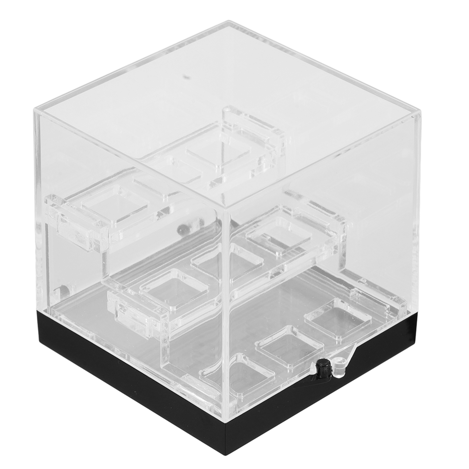 Ore Display Box Gemstone Display Stand Coin Storage Boxes Rock 3-tier ...