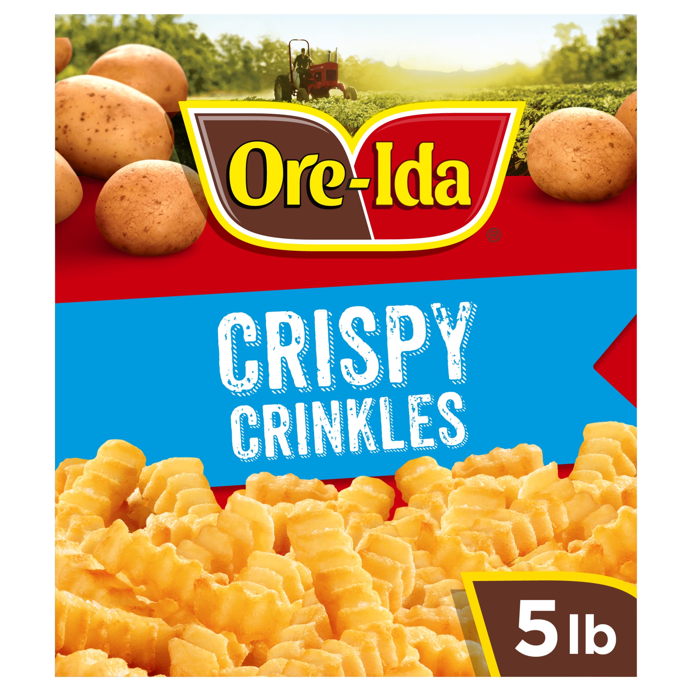 Ore-Ida Crispy Crinkles French Fried Frozen Potatoes, 1 Bag, for Easy ...