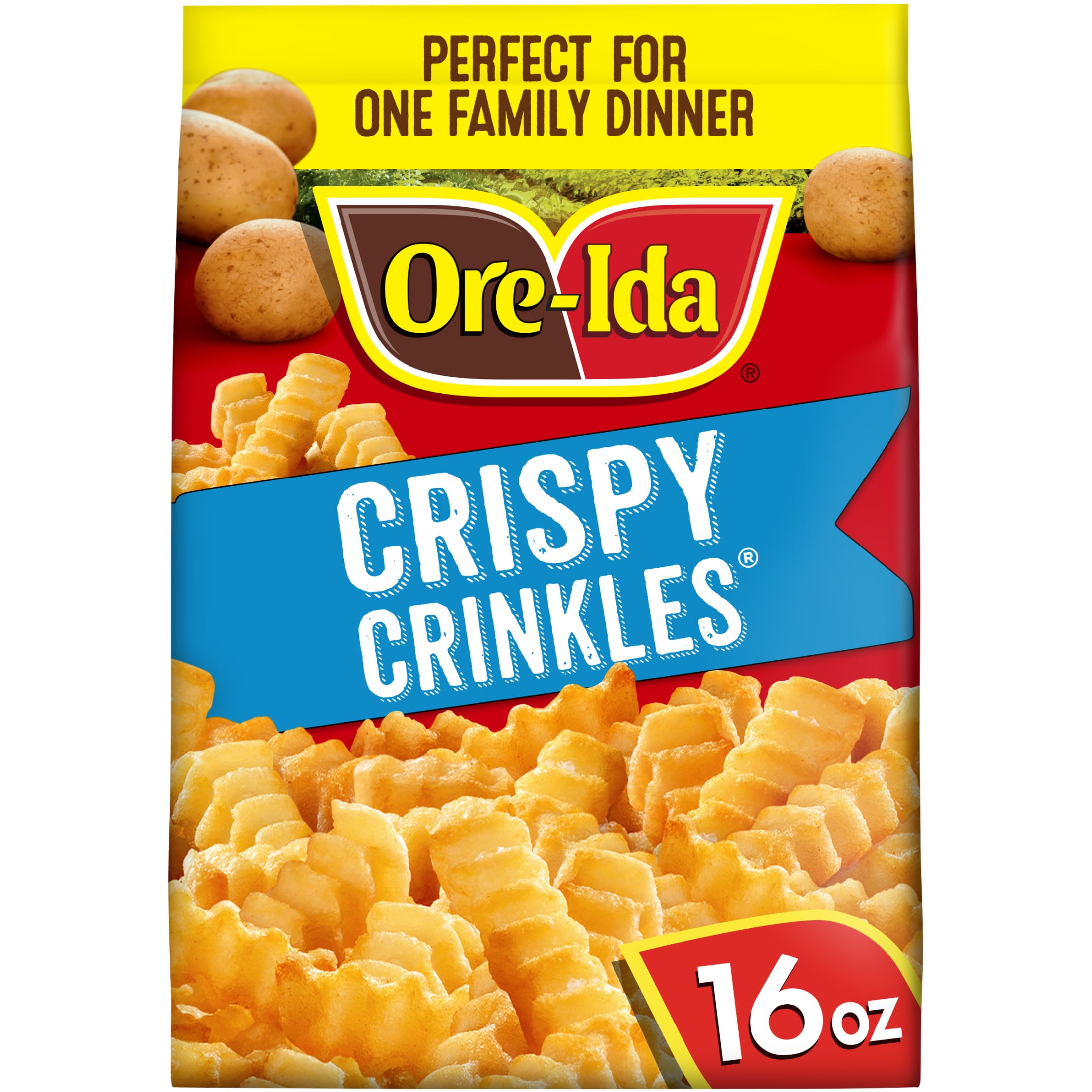 Ore-Ida Crispy Crinkles French Fried Potatoes 16 oz Bag Crinkle Cut ...