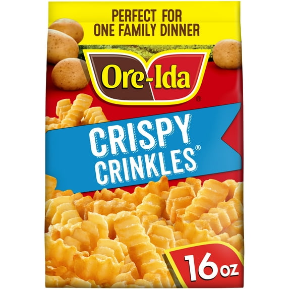 Ore-Ida Crispy Crinkles French Fried Potatoes 16 oz Bag Crinkle Cut ...