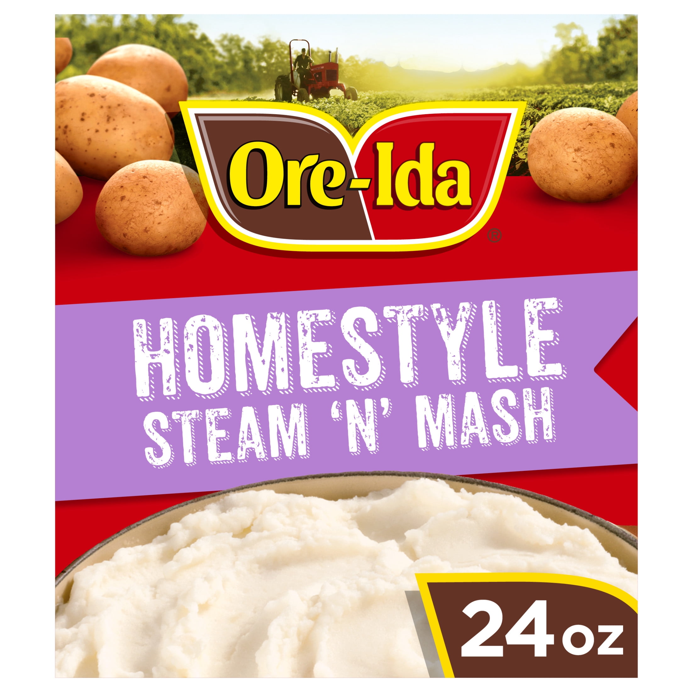 Ore-Ida Homestyle Steam 'N' Mash Recipe Ready Pre-Cut Russet Potatoes ...
