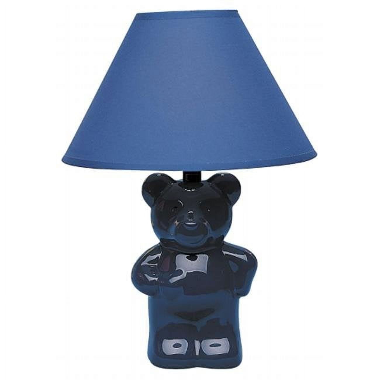 Ore International 611BL Ceramic Teddy Bear Lamp - Light Blue - Walmart.com