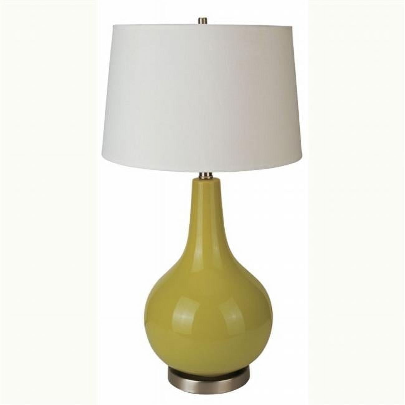Ore International 6202GN 28 Ceramic Table Lamp - Apple Green - Walmart.com
