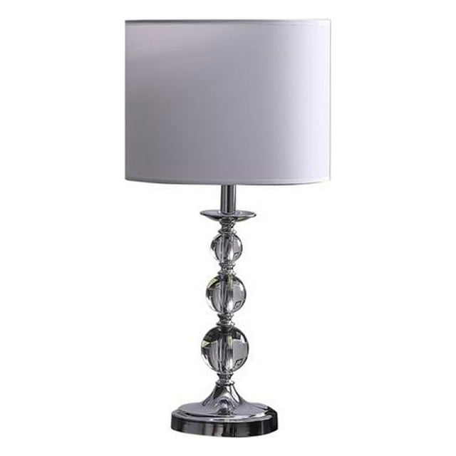 Ore International HBL2469 19 in. Ascending Solid Crystal Orbs Chrome ...