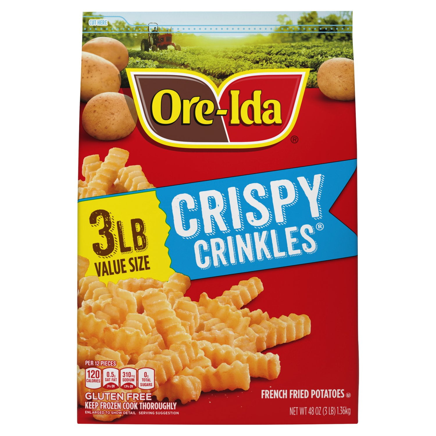 Ore Lda Golden Crinkles French Fried Potatoes - Walmart.com