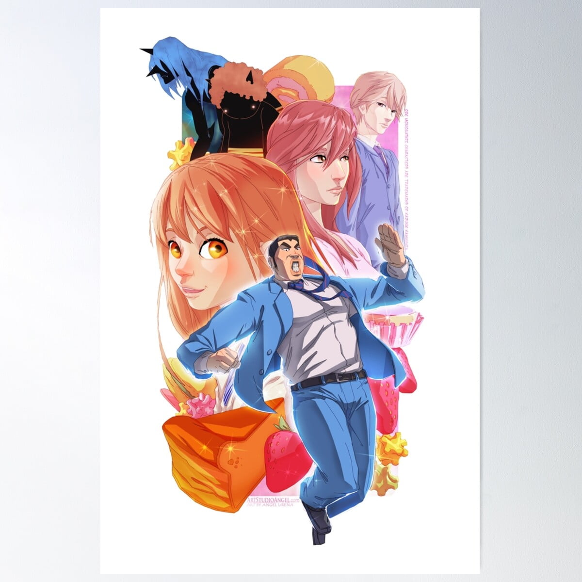 Ore Monogatari Poster Wall Art, Modern Wall Decor For Living Room ...