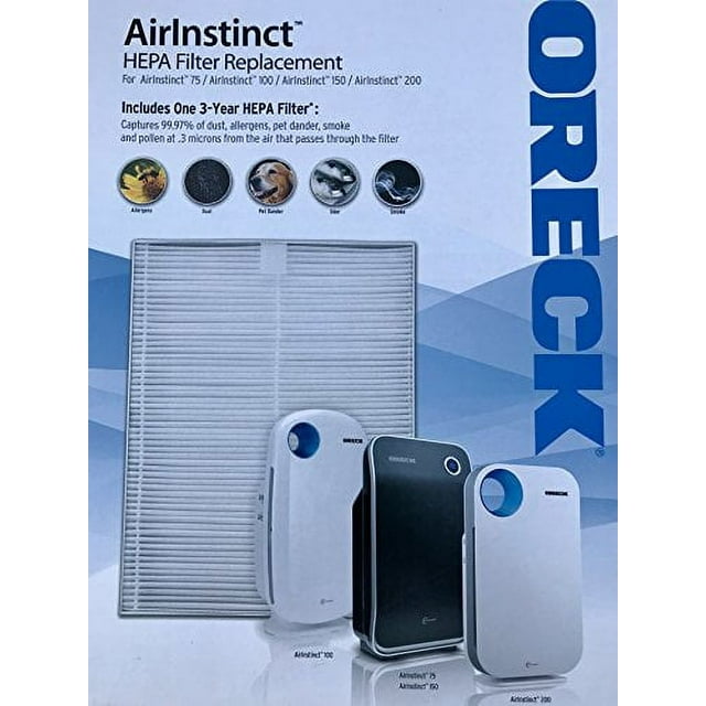 Oreck Airinstinct HEPA Filter Replacement, Manufacturer's Product ...