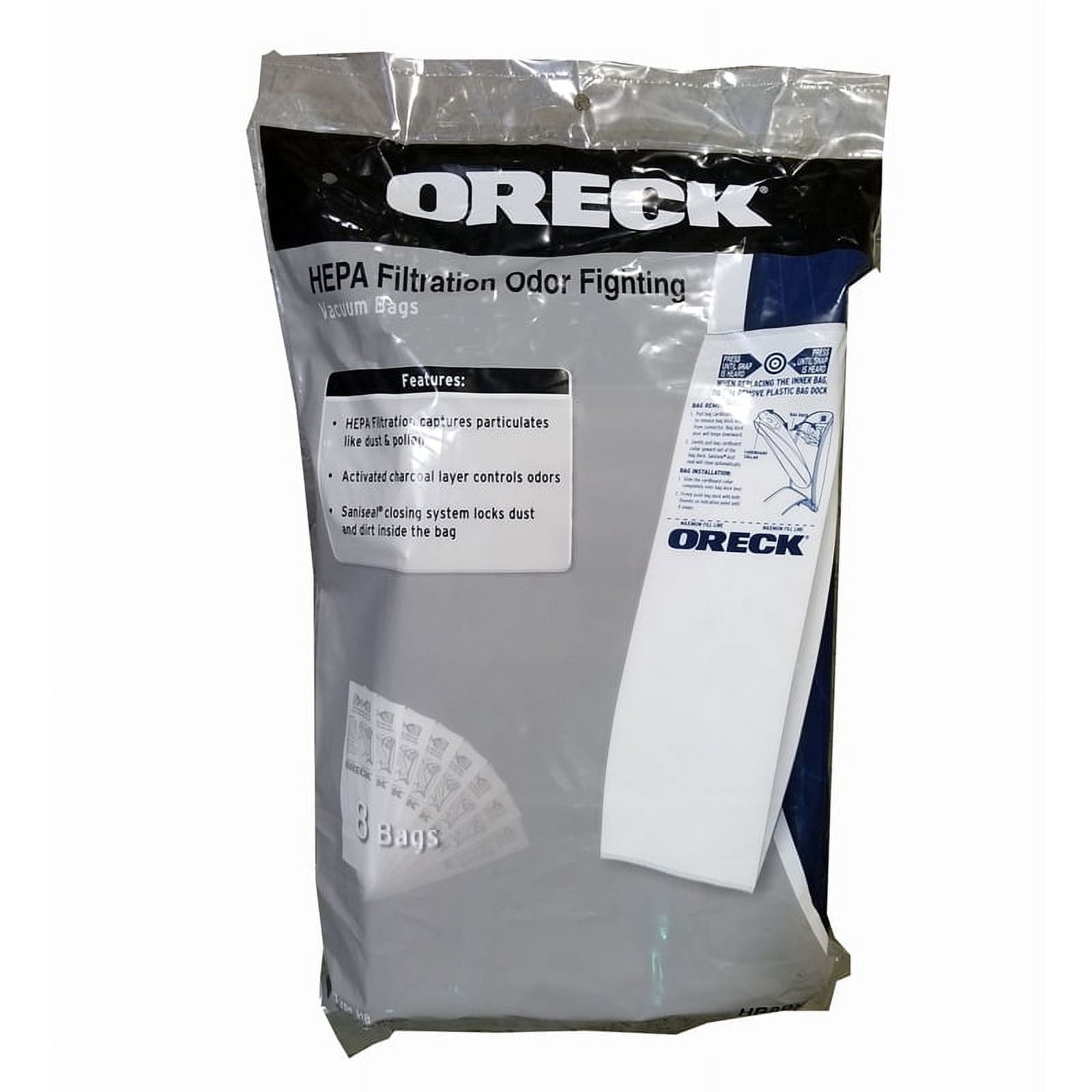 Oreck Halo Vacuum Cleaner HEPA Bags, Type HL, 8-Pack, Genuine Celoc ...