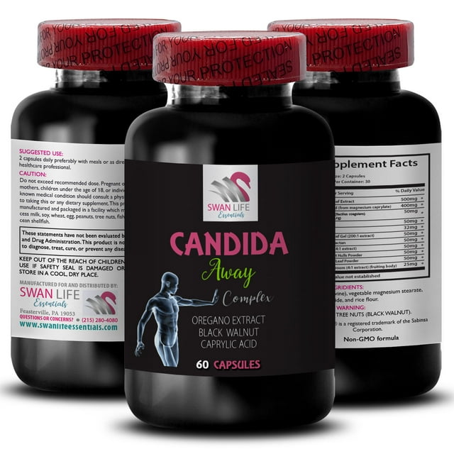 Oregano Leaf - Aloe Vera Leaf - CANDIDA AWAY COMPLEX - Natural Candida ...