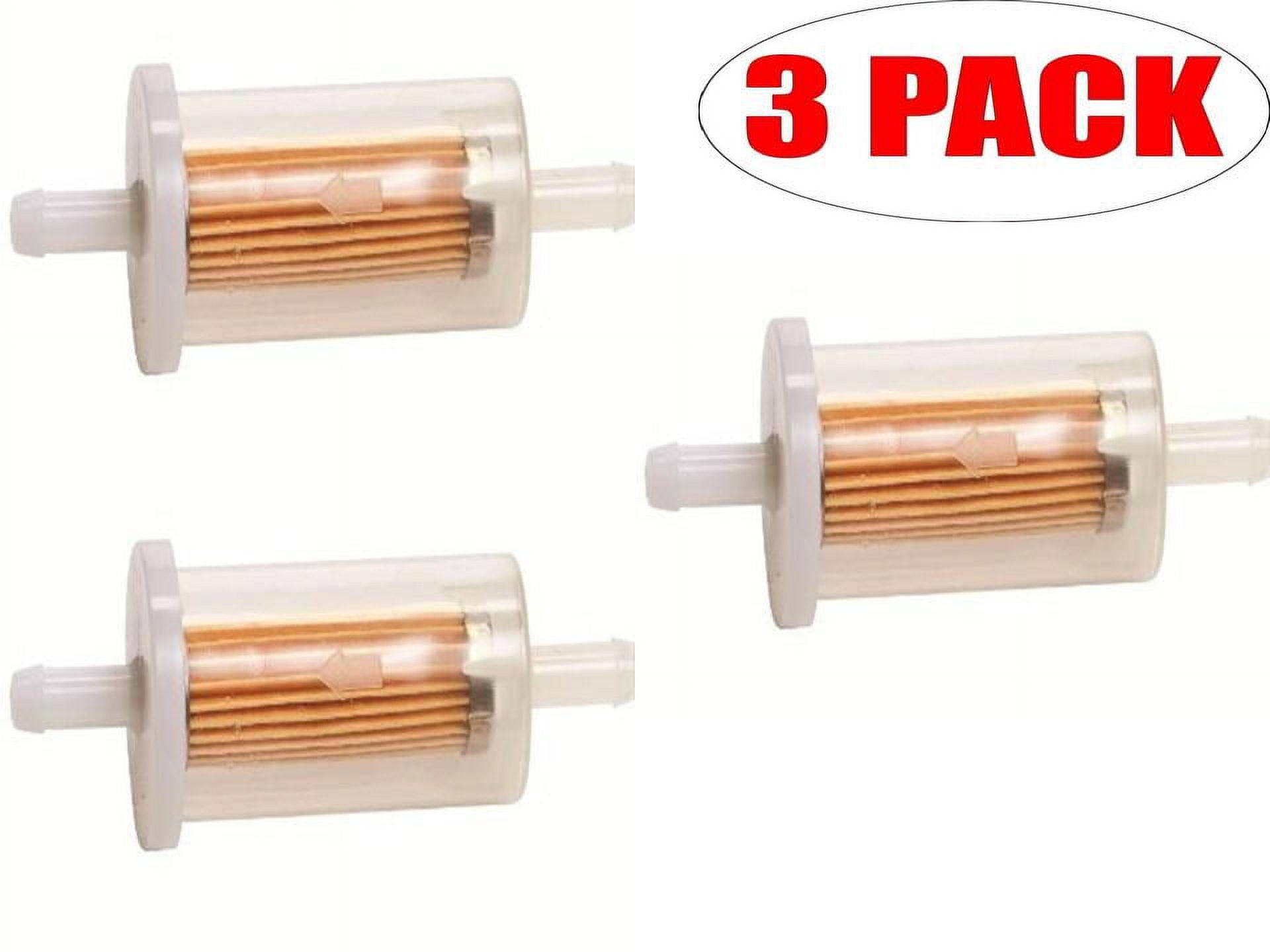 Oregon 07-064 (3 Pack) In Line Fuel Filter Replaces Briggs & Stratton ...