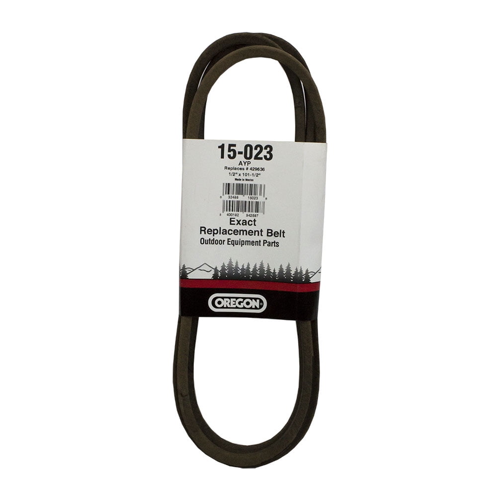 Oregon 15-023 Deck Belt 1/2" by 101-1/2" Lawn Mower Belts - Walmart.com